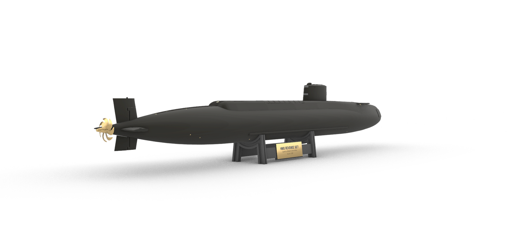 HMS Revenge S27 - Submarine self assembly model kit scale 1:150 866mm ...
